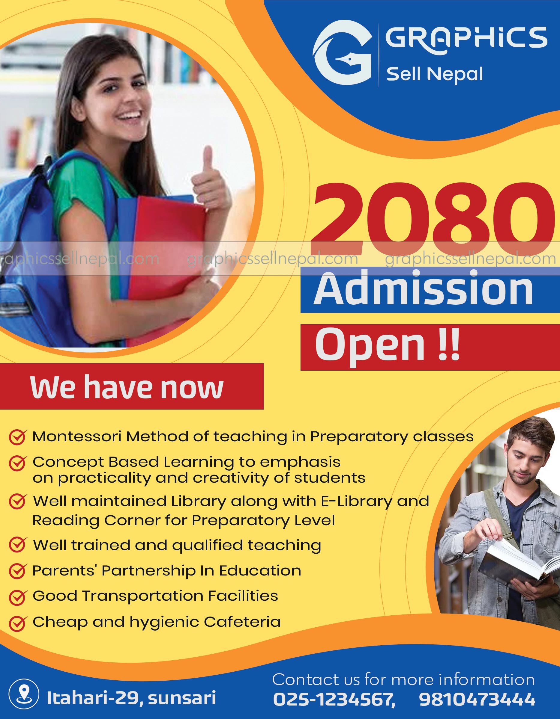 FN : 1000 Admission Open – Graphic Sell Nepal