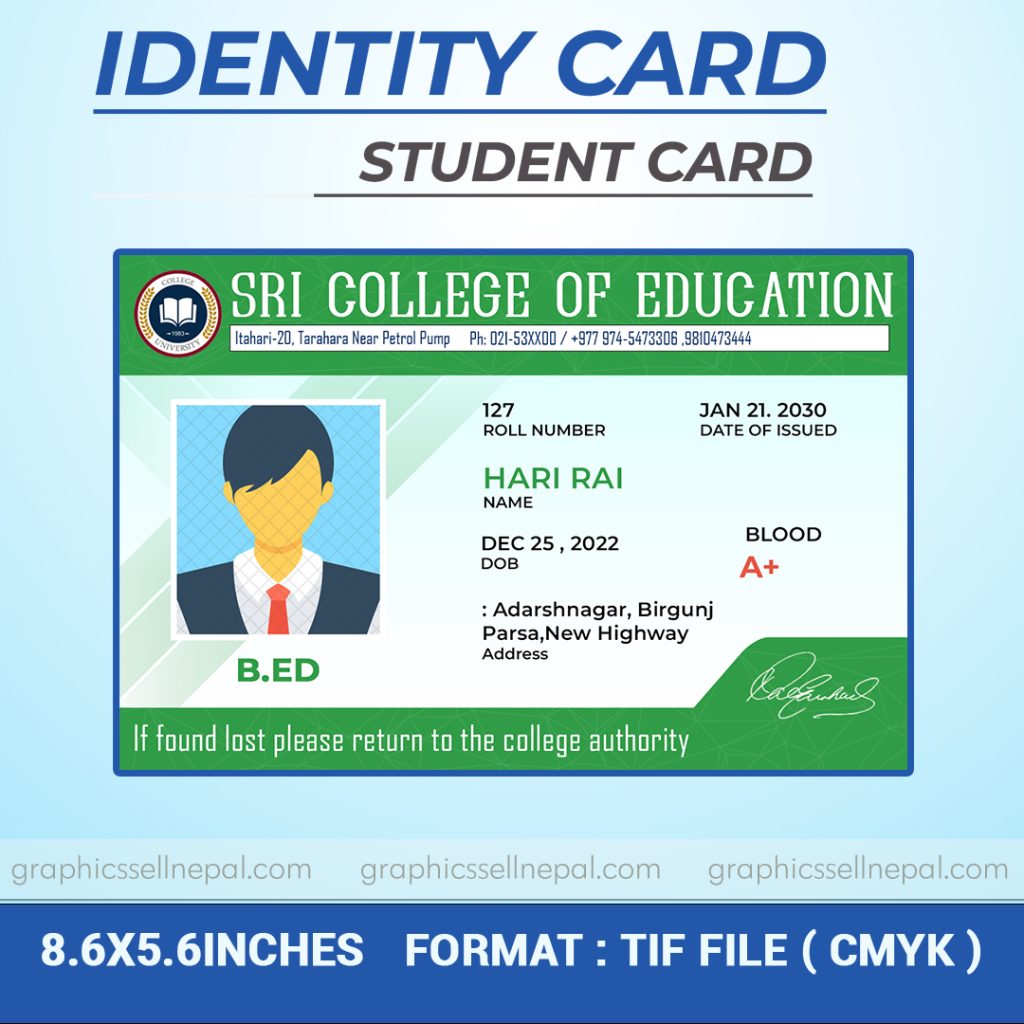 FN : 5010 Identity Card – Graphic Sell Nepal