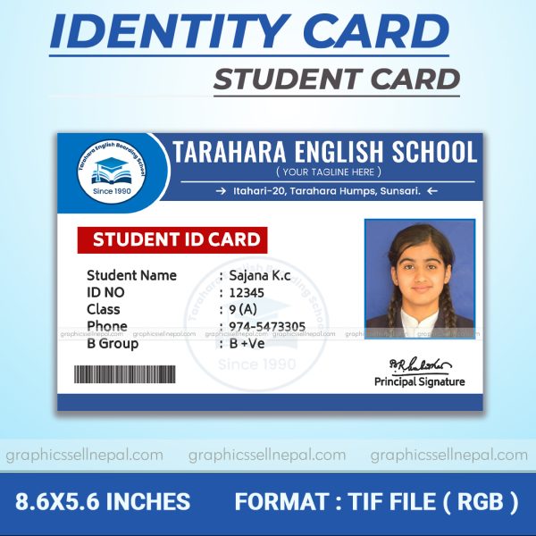 FN : 4445 School ID Card – Graphic Sell Nepal