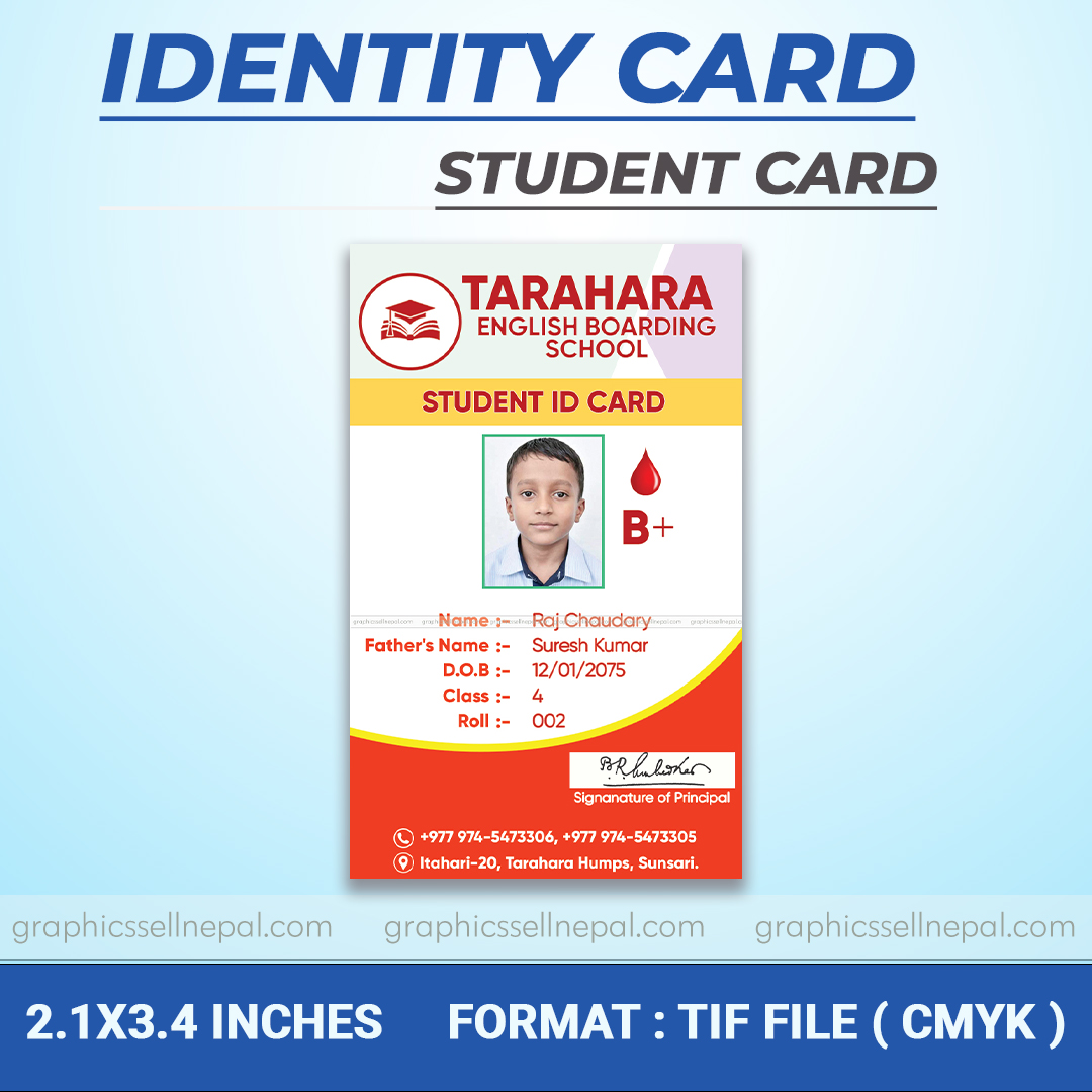 FN : 4206 School ID Card – Graphic Sell Nepal