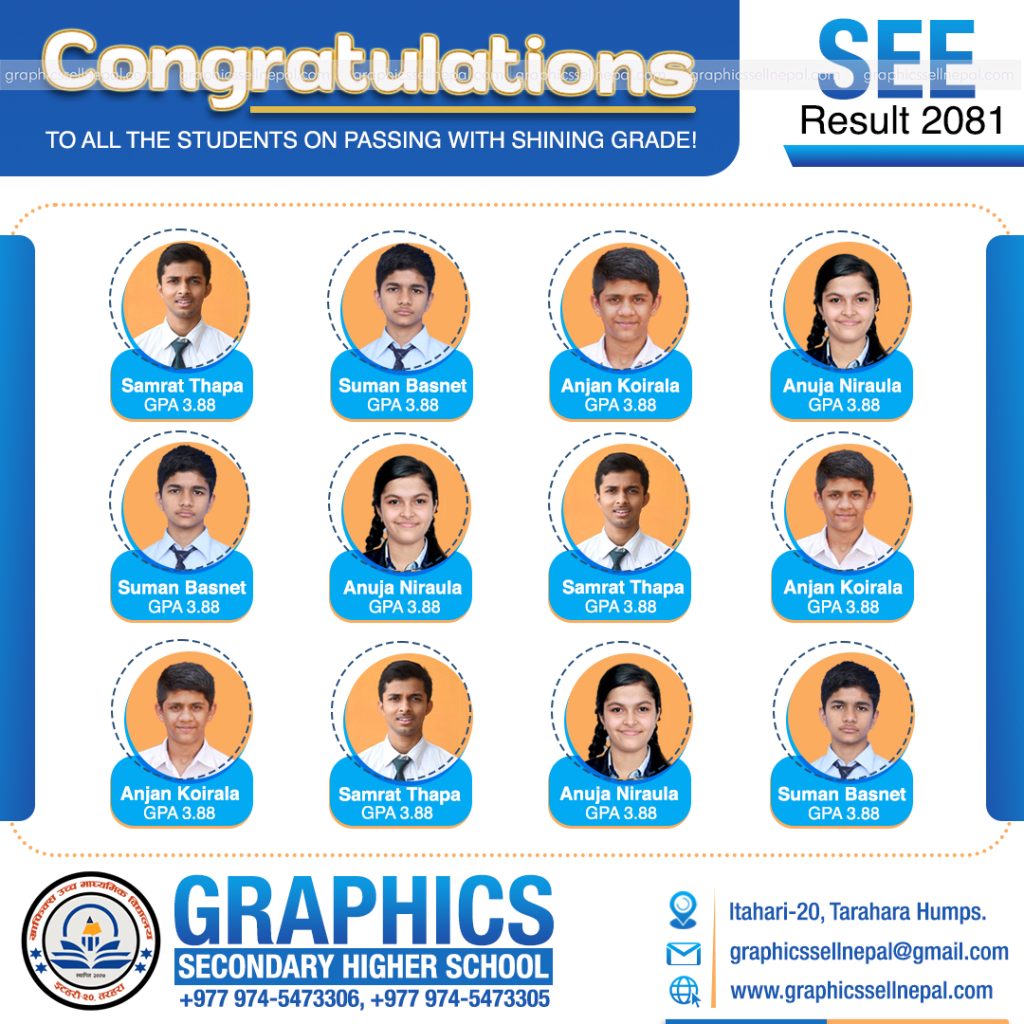 FN : 12029 SEE Congratulation Post Design – Graphic Sell Nepal
