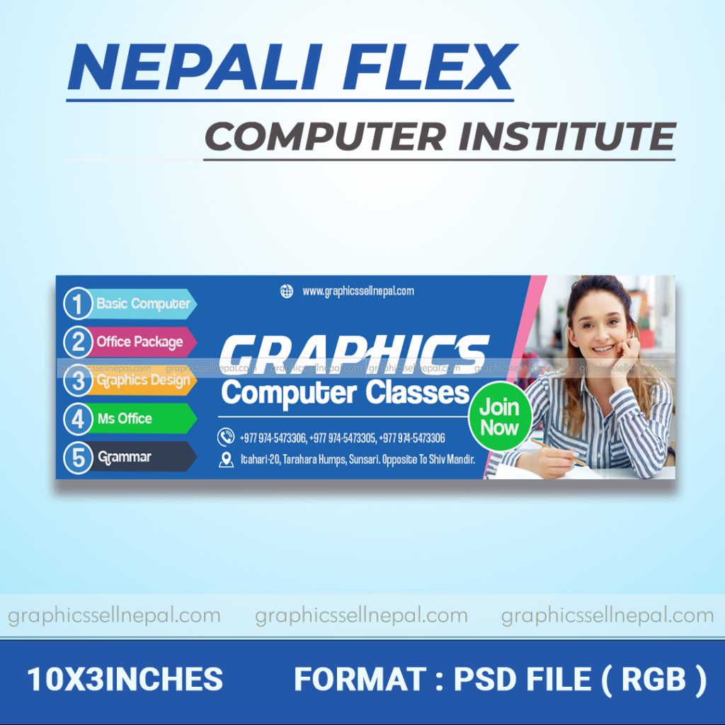 FN : 4939 Computer Training Center Flex – Graphic Sell Nepal