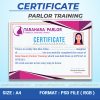 FN : 15041 Beauty Parlor Certificate – Graphic Sell Nepal