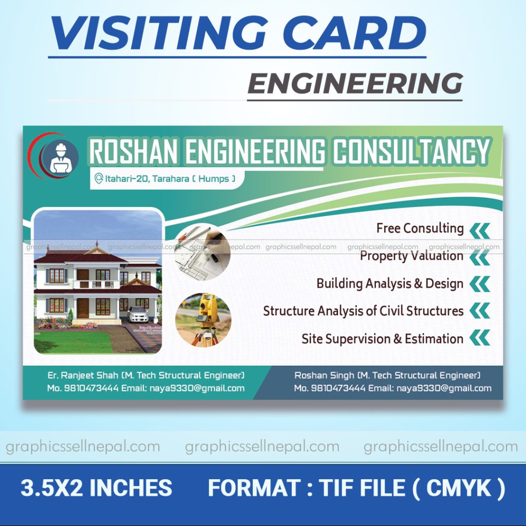 FN : 5145 Consulting Engineer Business Card – Graphic Sell Nepal