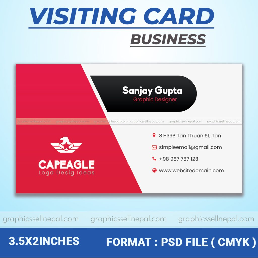 FN : 18472 Visiting Card - Graphic Sell Nepal