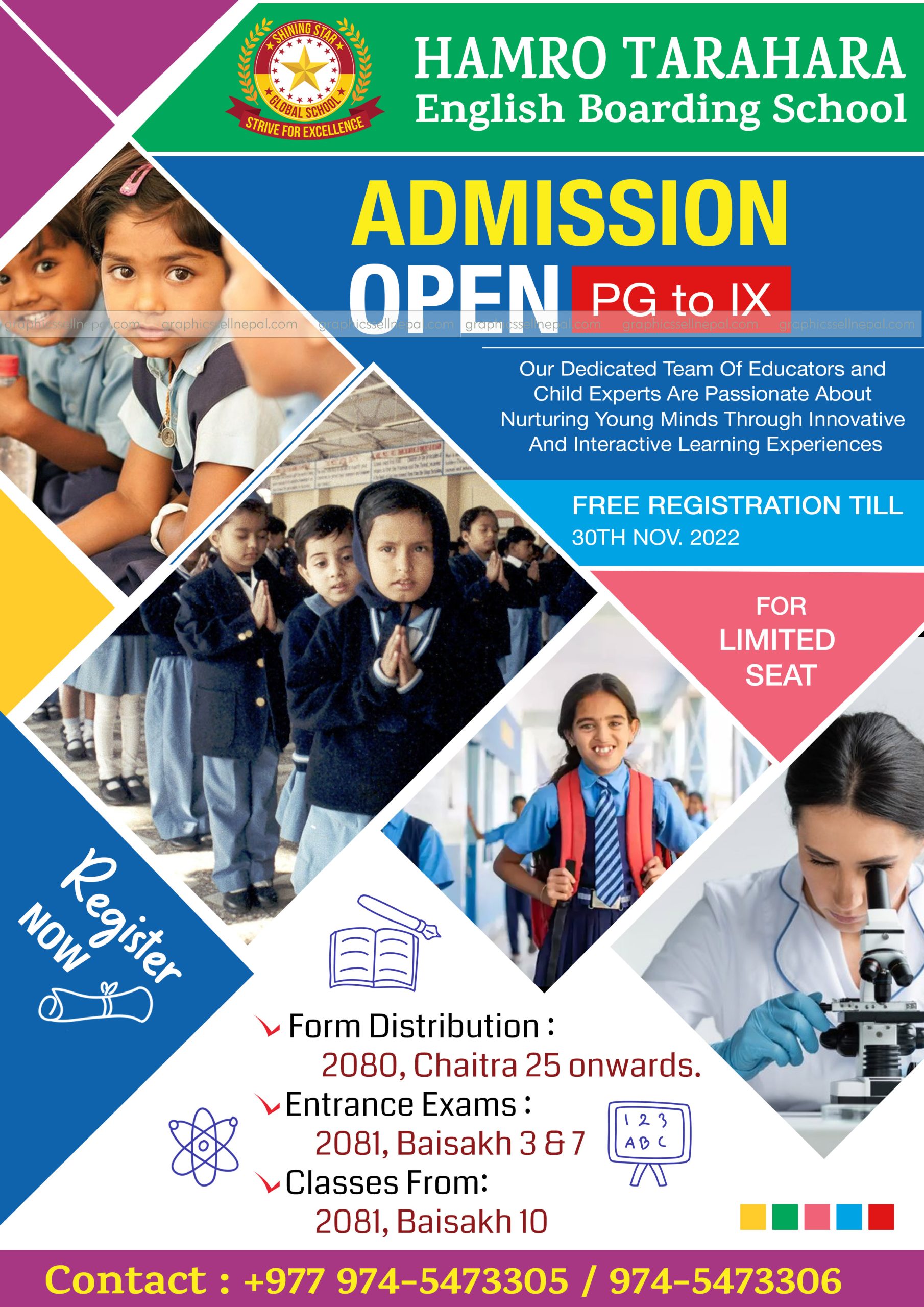 FN : 18341 Admission Open (7.0) – Graphic Sell Nepal