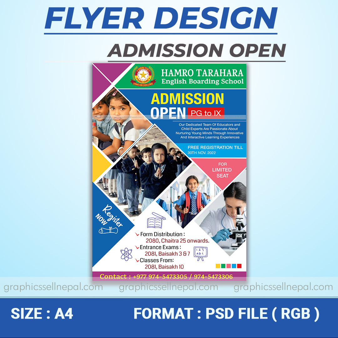 FN : 18341 Admission Open (7.0) – Graphic Sell Nepal