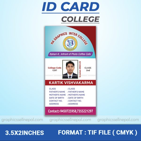 FN : 20051 Editable ID Card Template Design | Photoshop – Graphic Sell ...